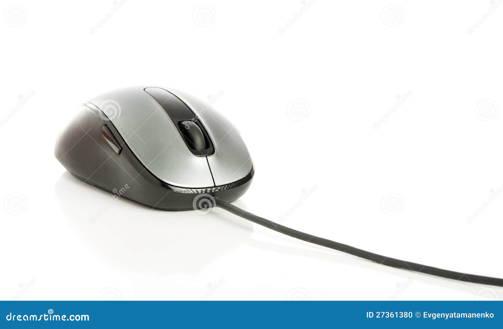 Computer Mouse silver gray stock photo. Image of click - 27361380