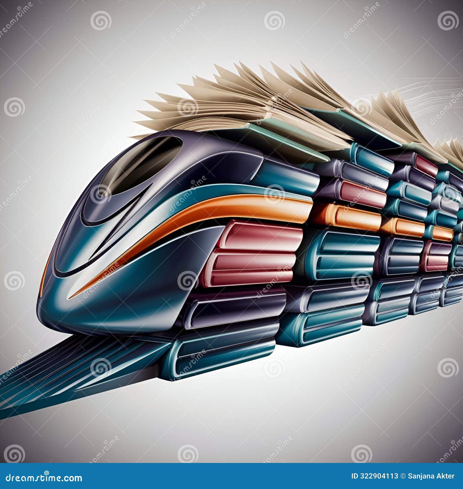 A Computer Mouse Sitting on Top of a Stack of Books Stock Illustration ...