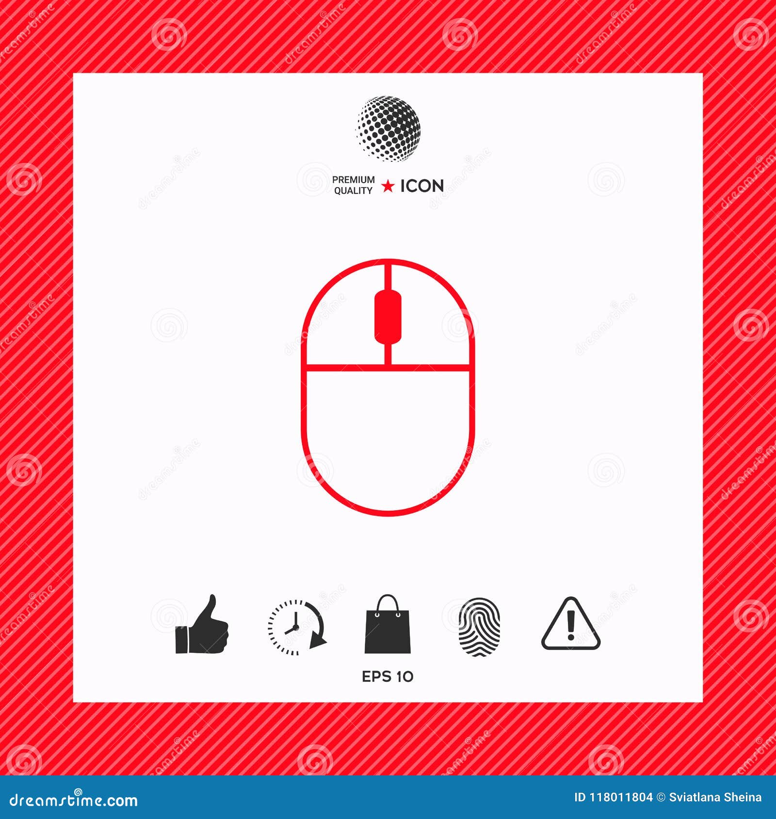 Computer mouse symbol icon stock vector. Illustration of information ...