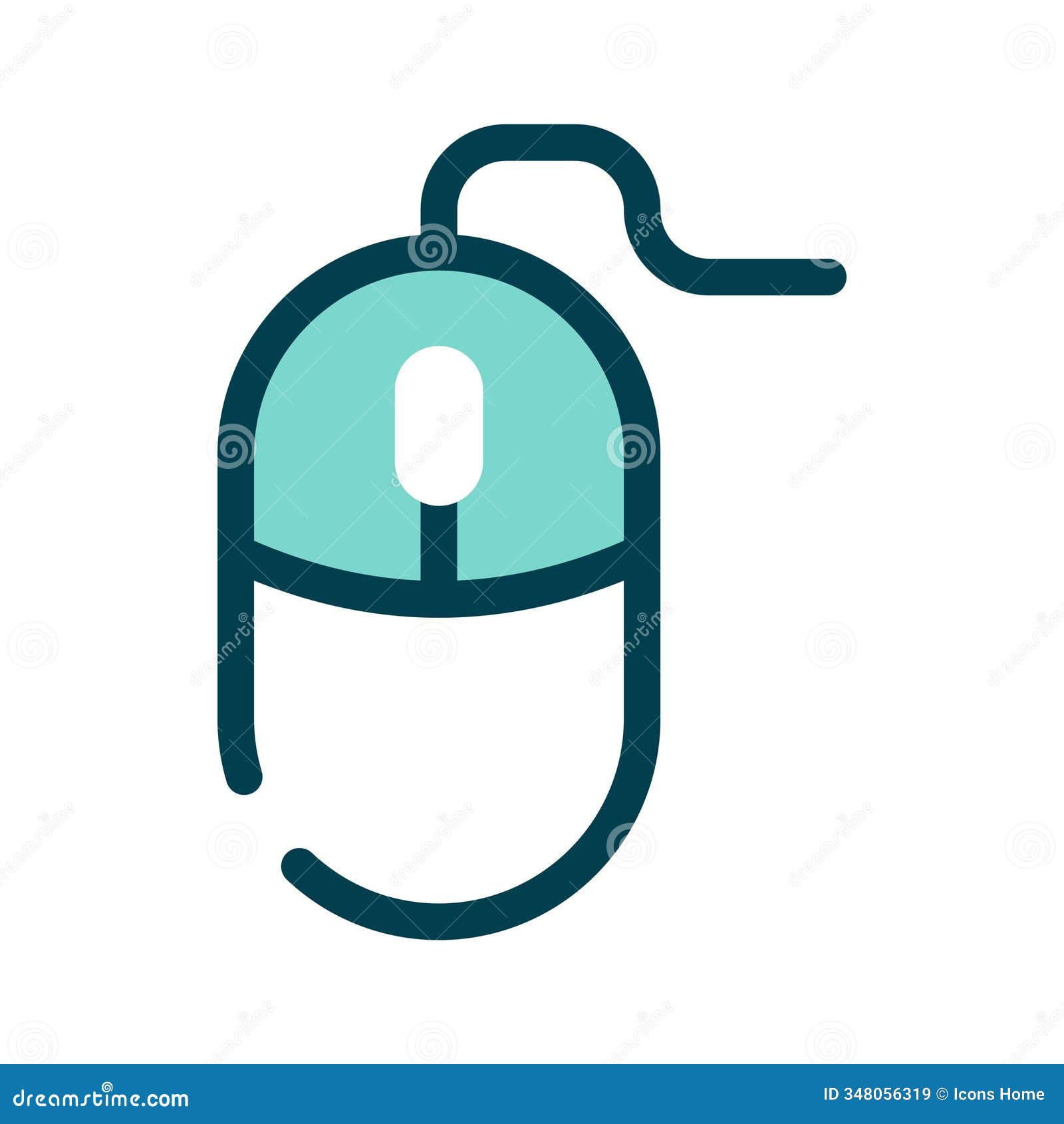 A Computer Mouse Symbol for Navigation or Input Stock Illustration ...