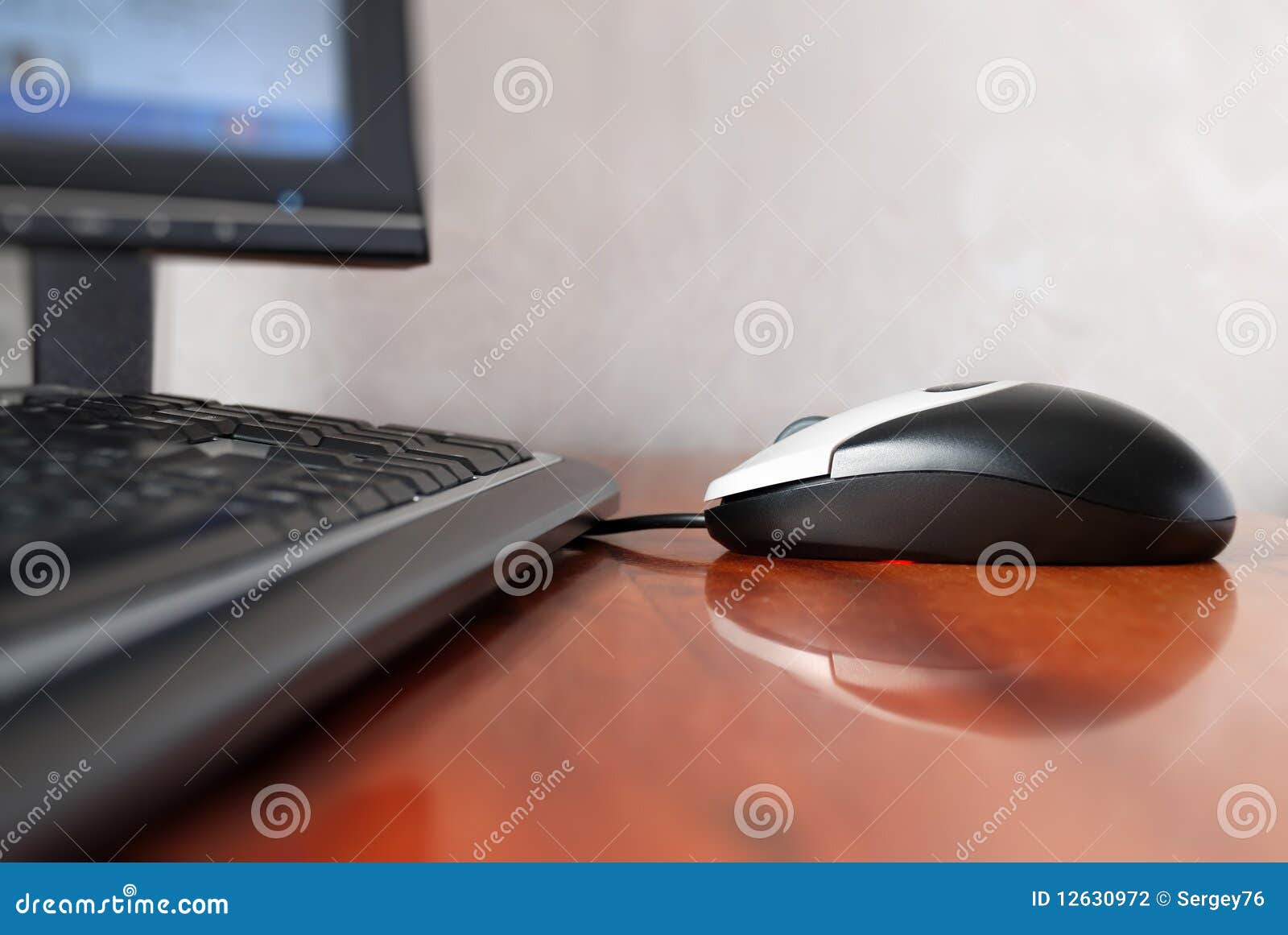 Computer Mouse on the Table Stock Photo - Image of macro, system: 12630972