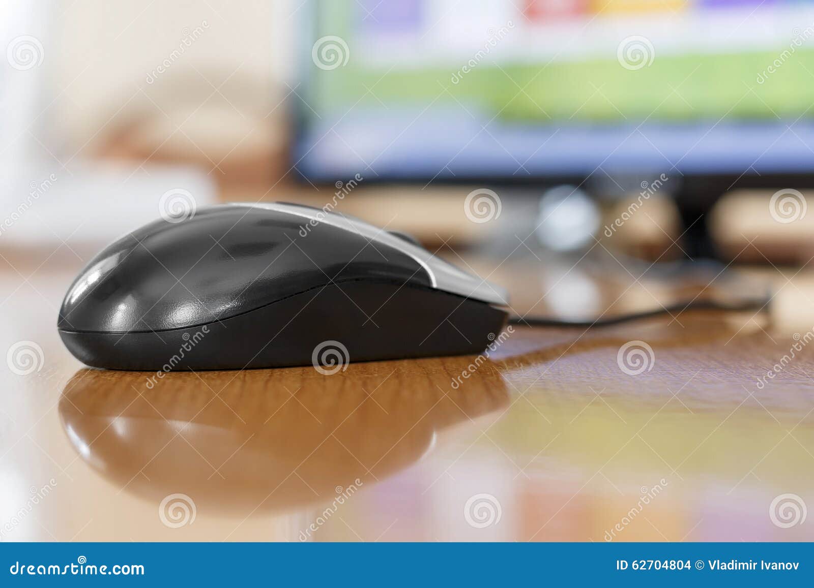 Computer mouse on a table stock photo. Image of rubber - 62704804