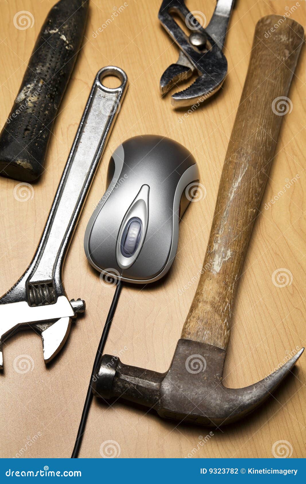 Computer mouse and tools stock photo. Image of high, technology - 9323782