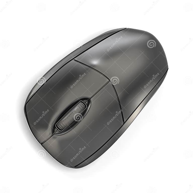 Computer mouse top view stock image. Image of electric - 50221813