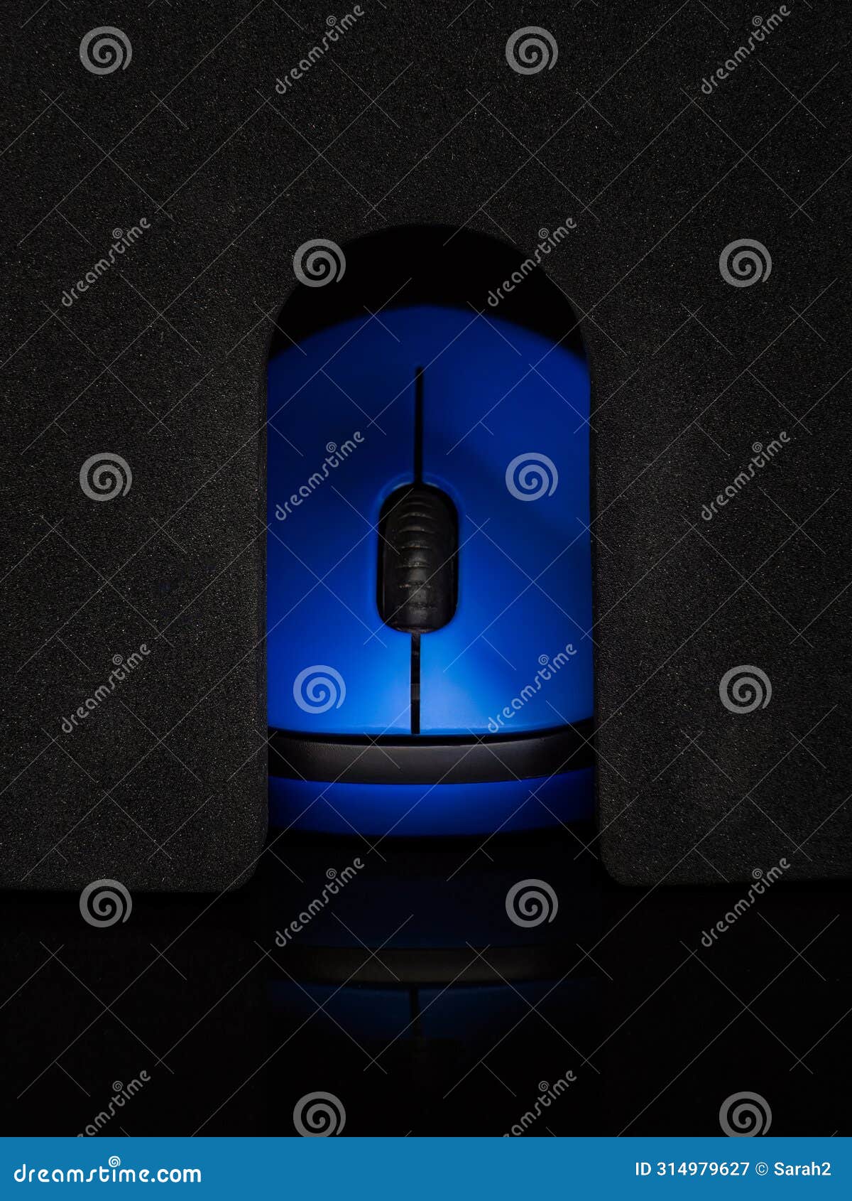 Computer Mouse, Trapped. Concept, Metaphor. Stock Image - Image of blue ...