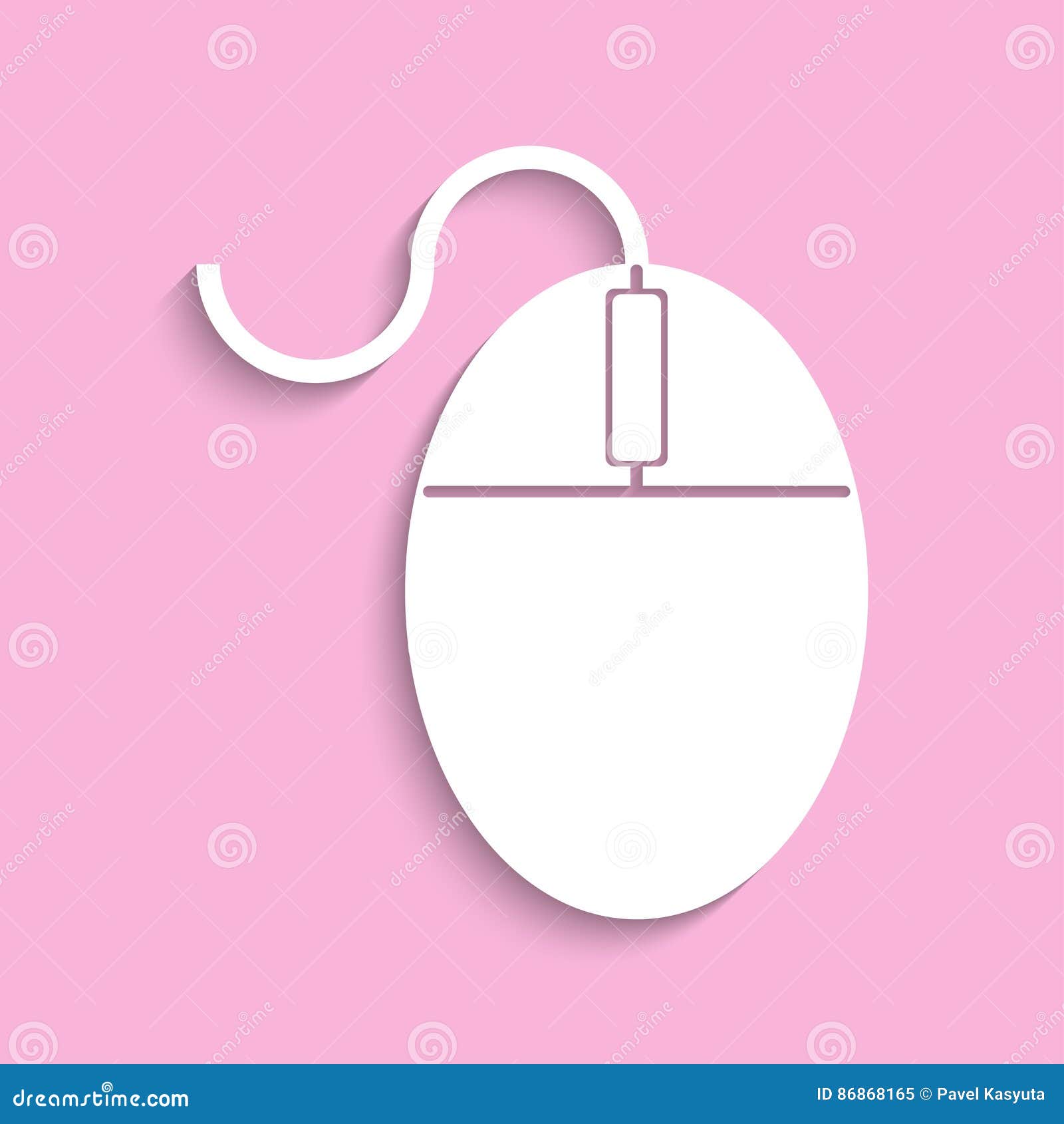 Computer Mouse. Vector Icon. Stock Vector - Illustration of shiny ...