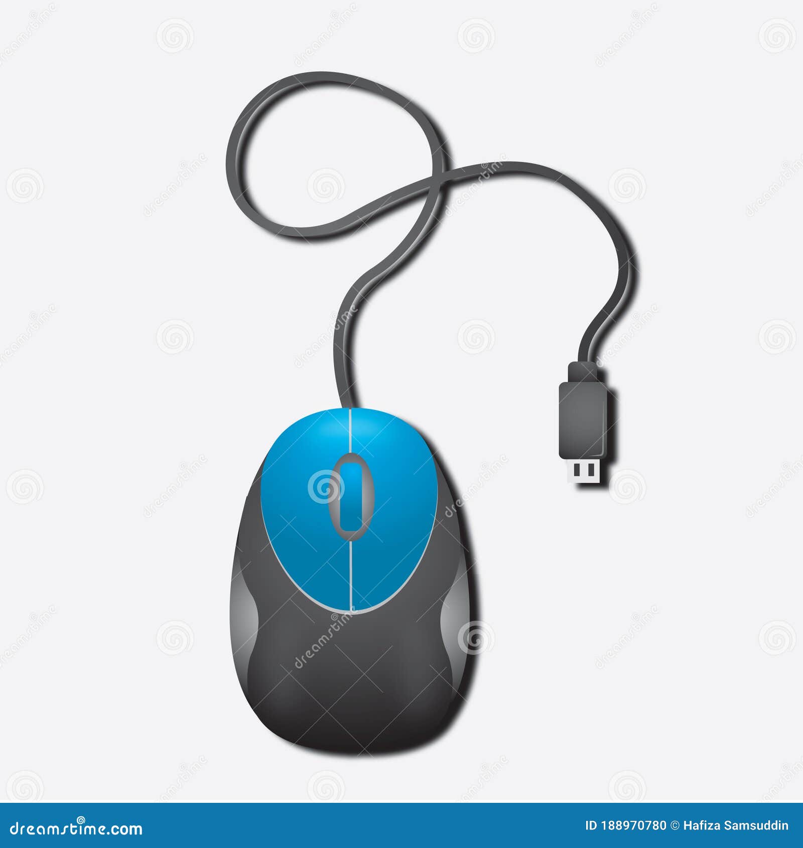 Computer Mouse. Vector Illustration Decorative Design Stock Vector ...