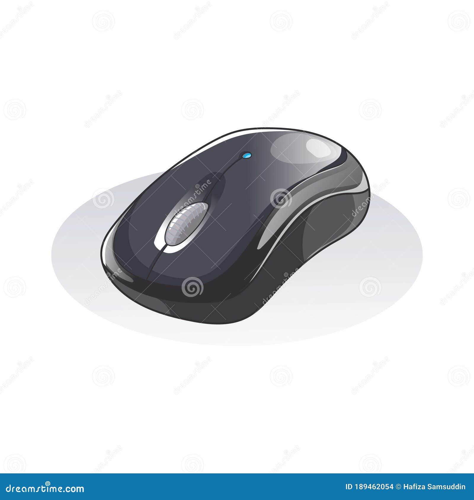 Computer Mouse. Vector Illustration Decorative Design Stock Vector ...