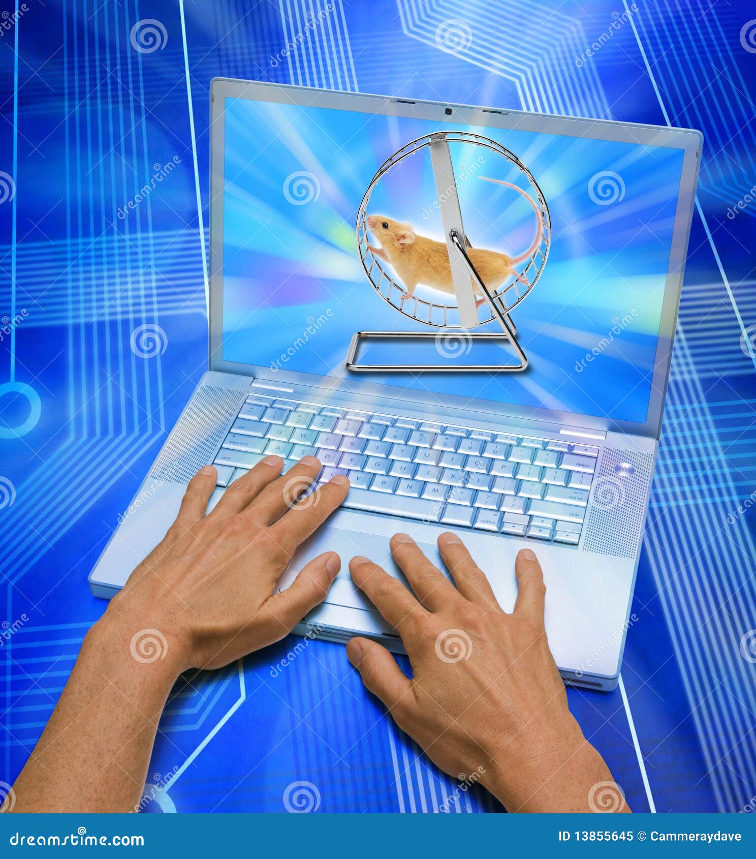Computer Mouse Wasting Time Stock Image - Image of metaphor, business ...