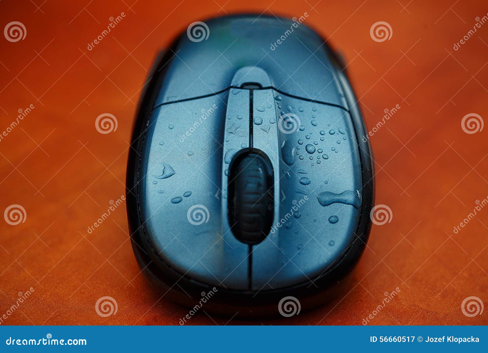 Computer Mouse and Water Drop. Stock Image - Image of computer, hand ...
