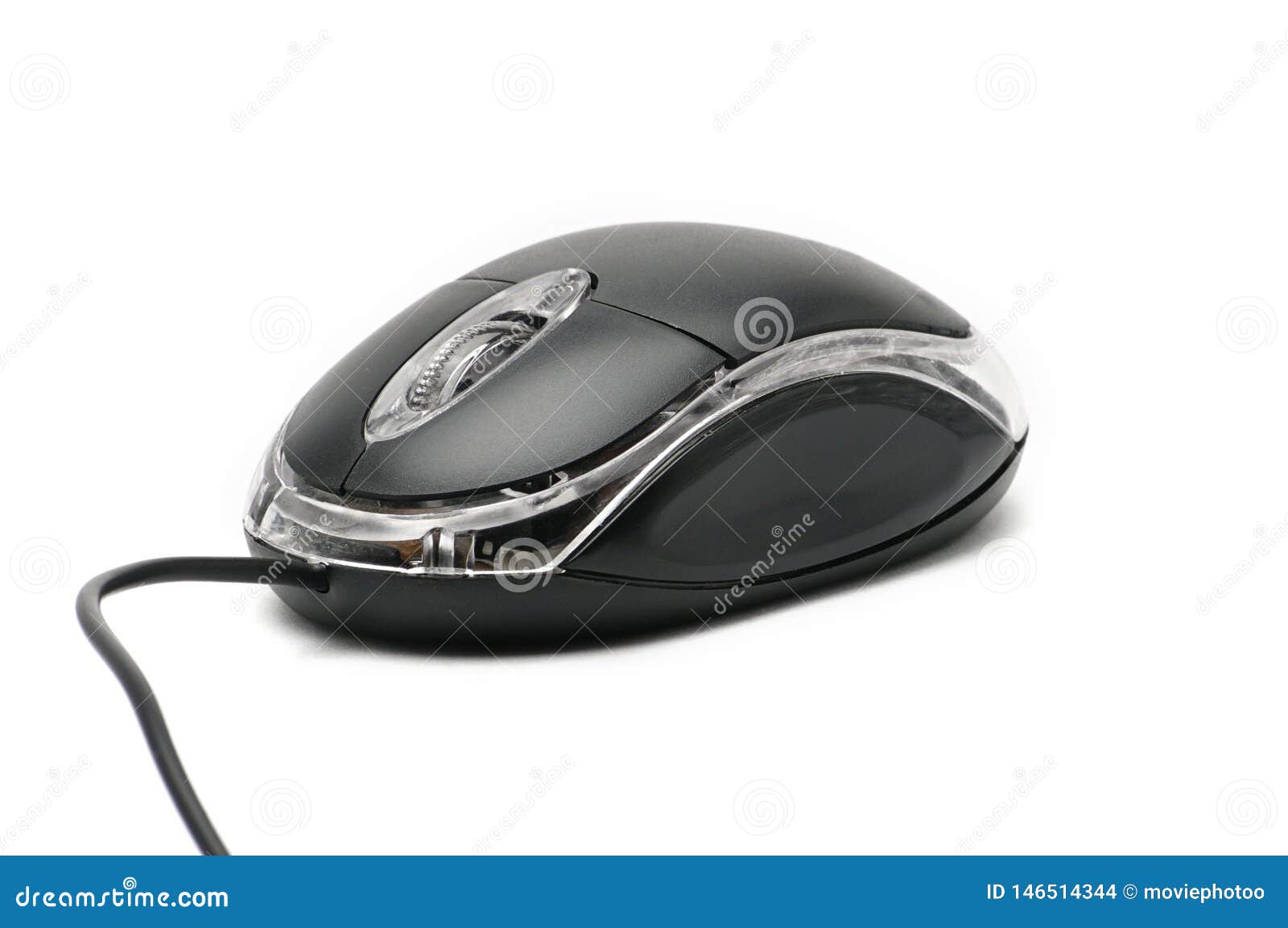 Computer Mouse on White Background Stock Photo - Image of joystick ...