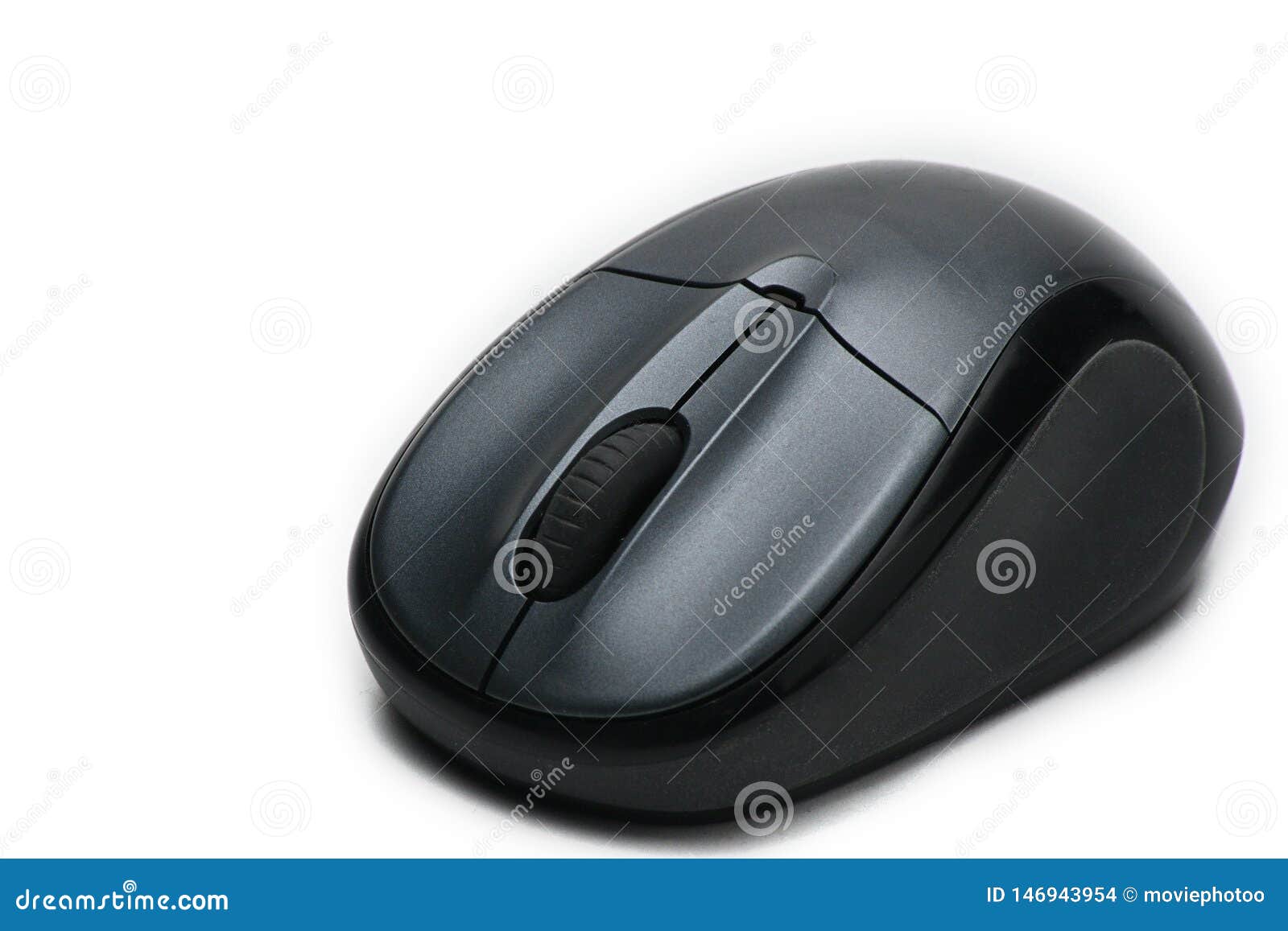 Computer Mouse on White Background Stock Photo - Image of isolated ...