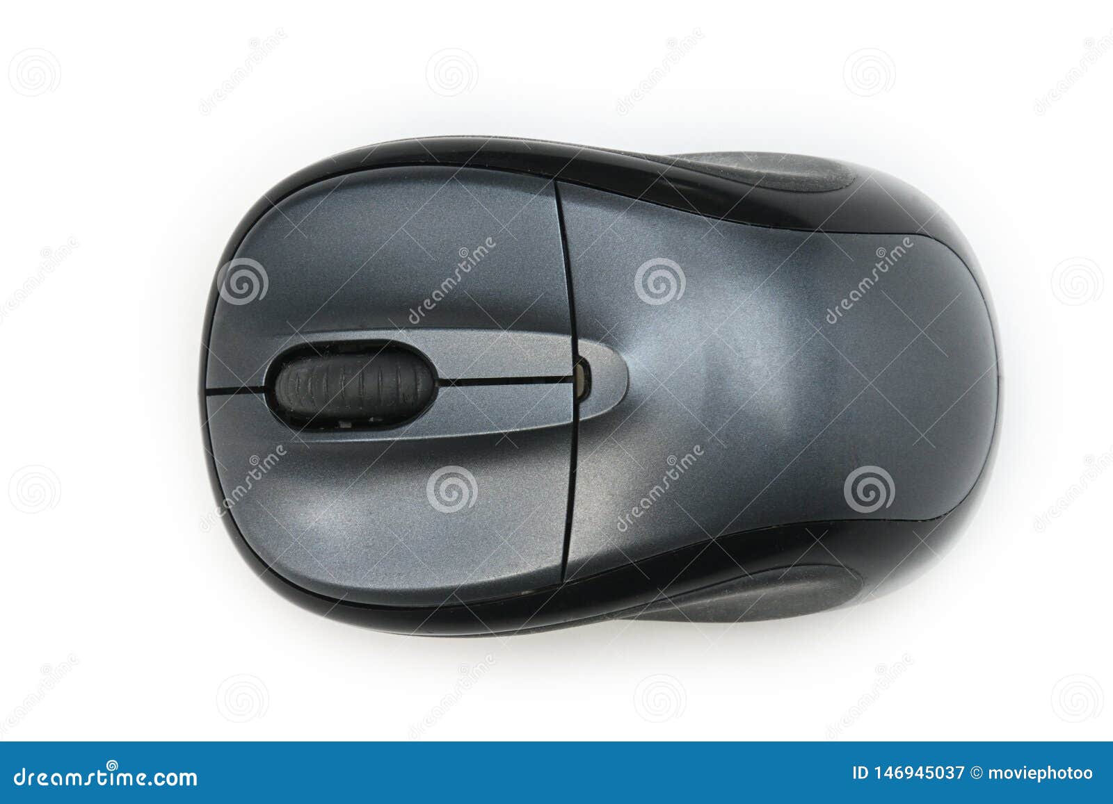 Computer Mouse on White Background Stock Image - Image of ball ...