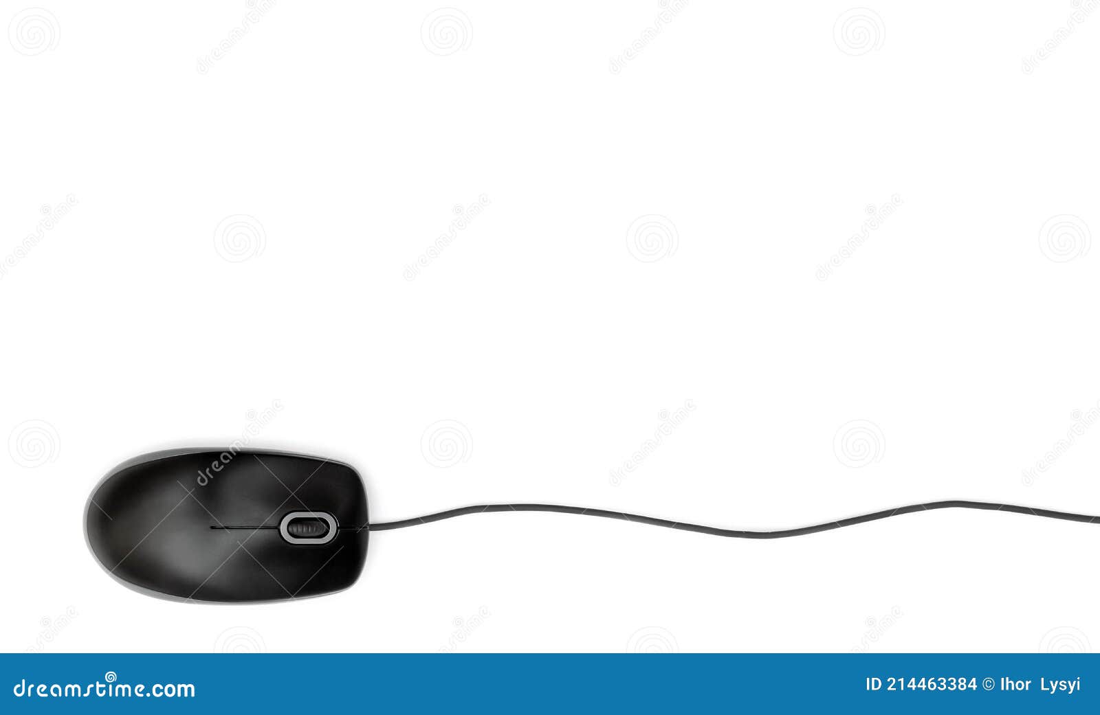 Computer Mouse on White. Space for Text Stock Photo - Image of optical ...