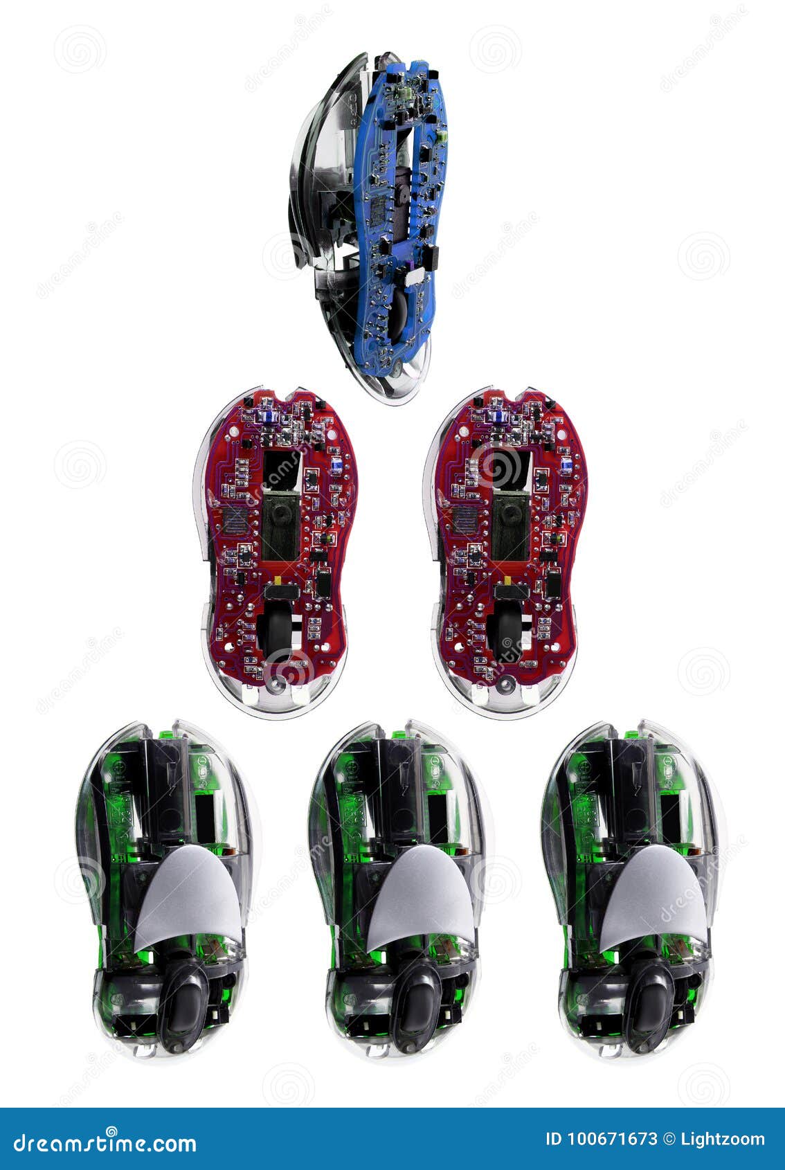 Computer Mouses stock image. Image of cutout, equipment - 100671673