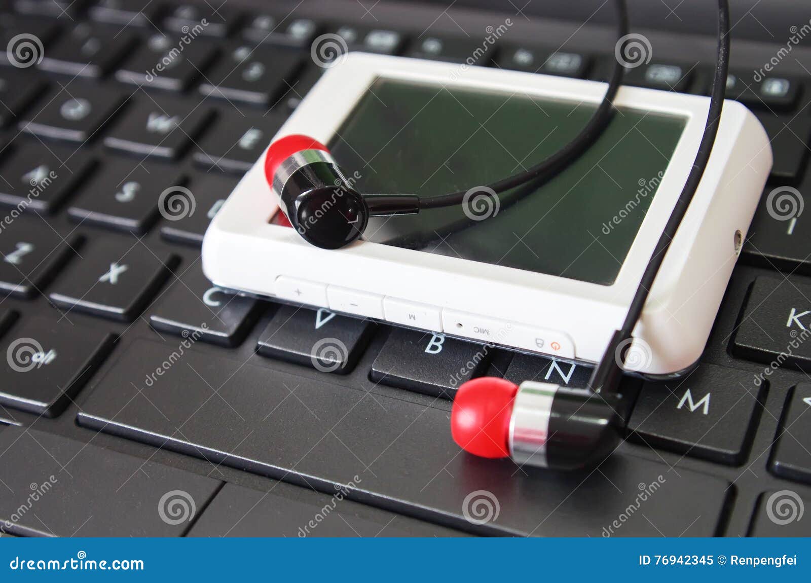 Computer and mp3 stock image. Image of chat, customer - 76942345