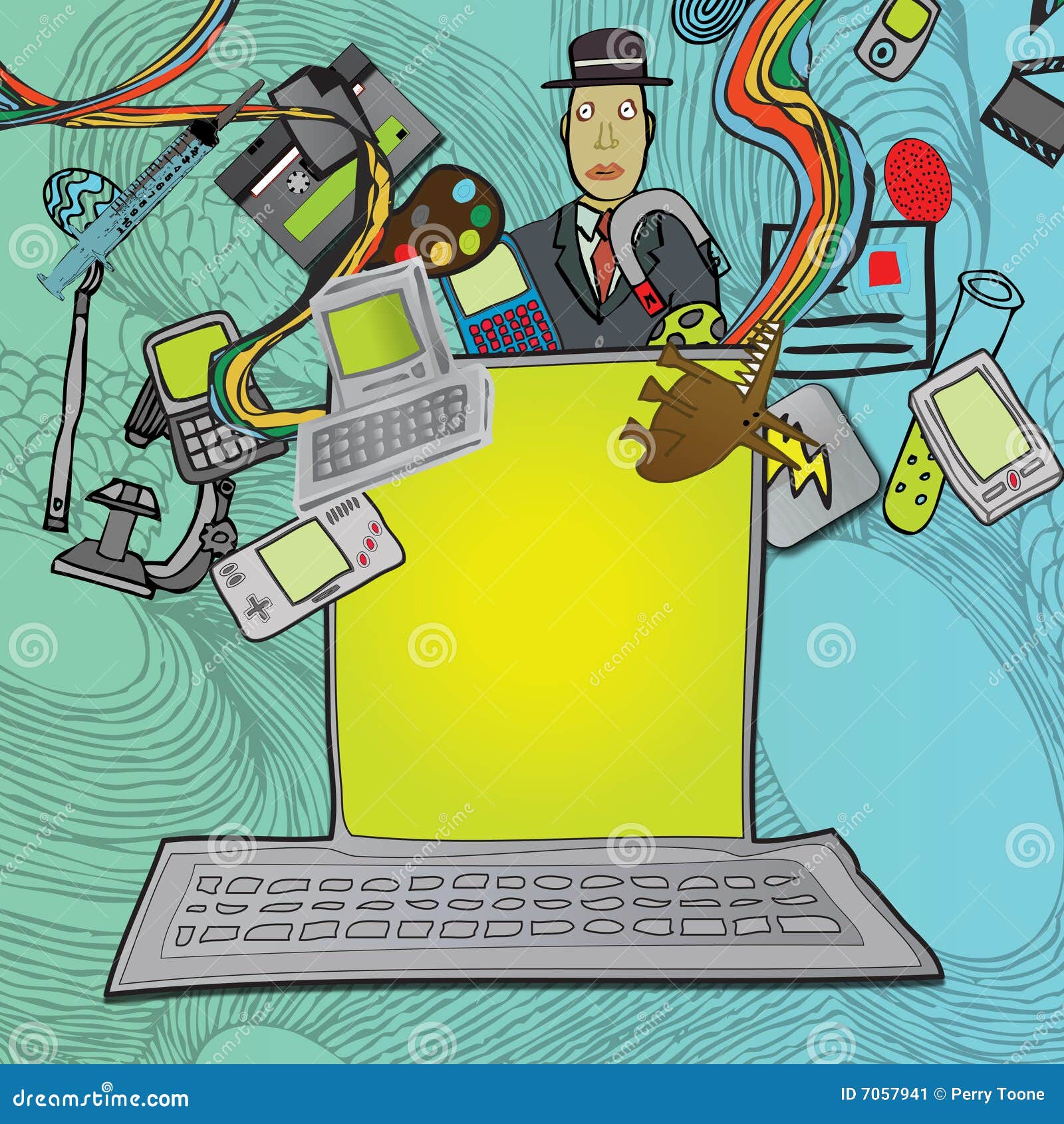Computer Multimedia stock vector. Illustration of microscope - 7057941 Computer Multimedia stock vector. Illustration of microscope - 7057941