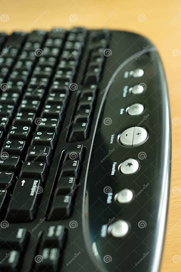 Computer Multimedia Keyboard Stock Photo - Image of optical, business ...