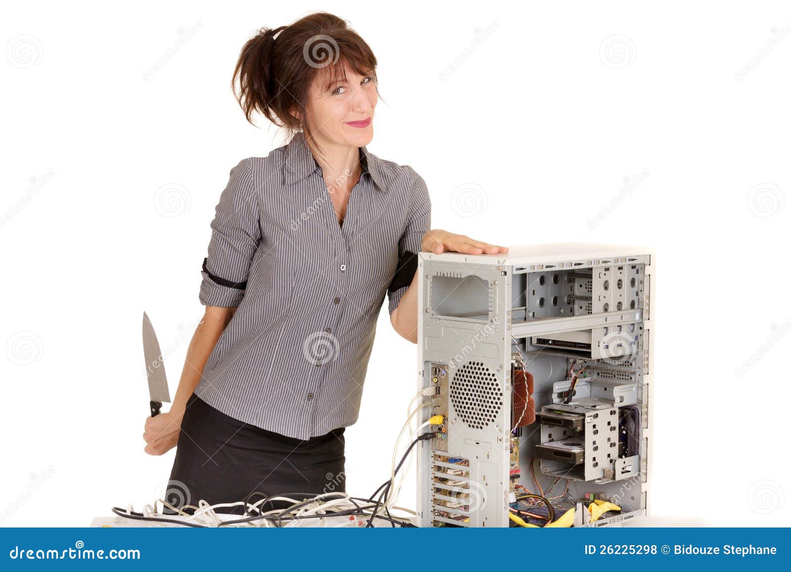Computer murderer stock photo. Image of computer, killer - 26225298