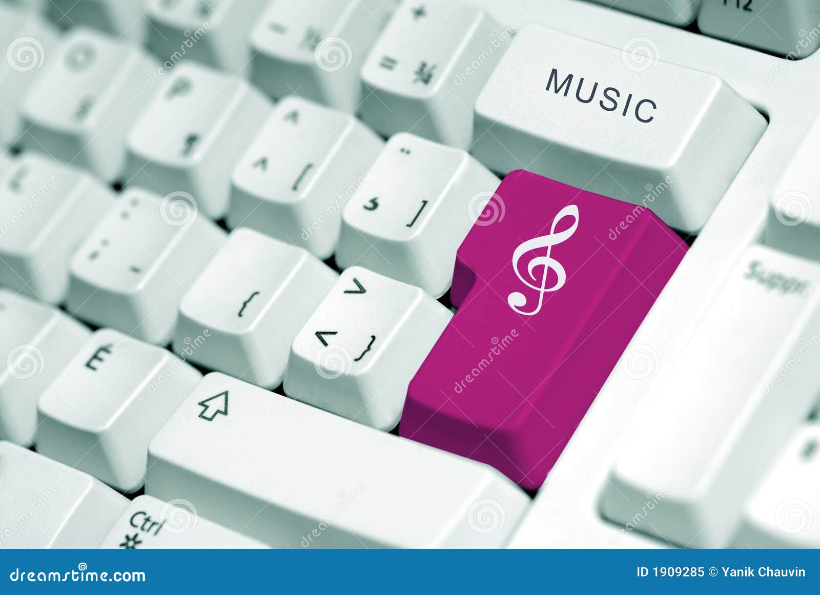 Computer music stock image. Image of keyboard, computer - 1909285