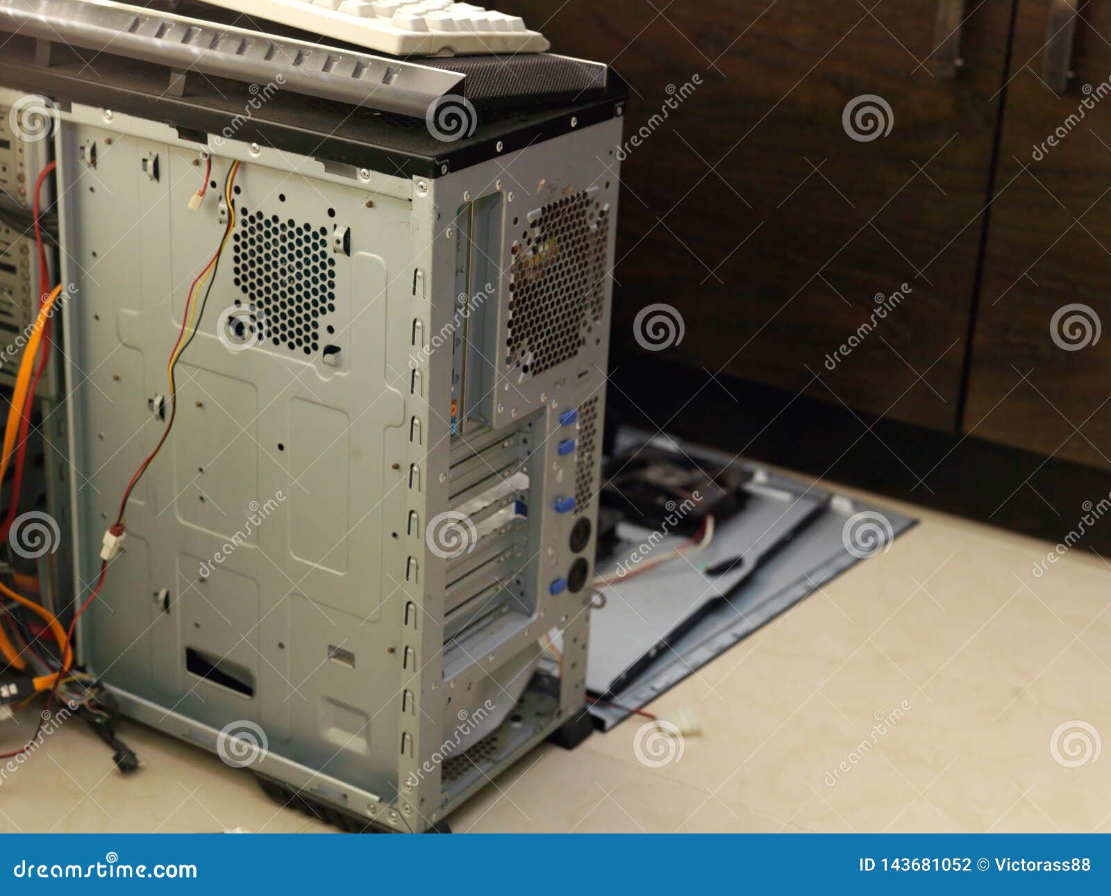 Computer needs repair stock photo. Image of service - 143681052