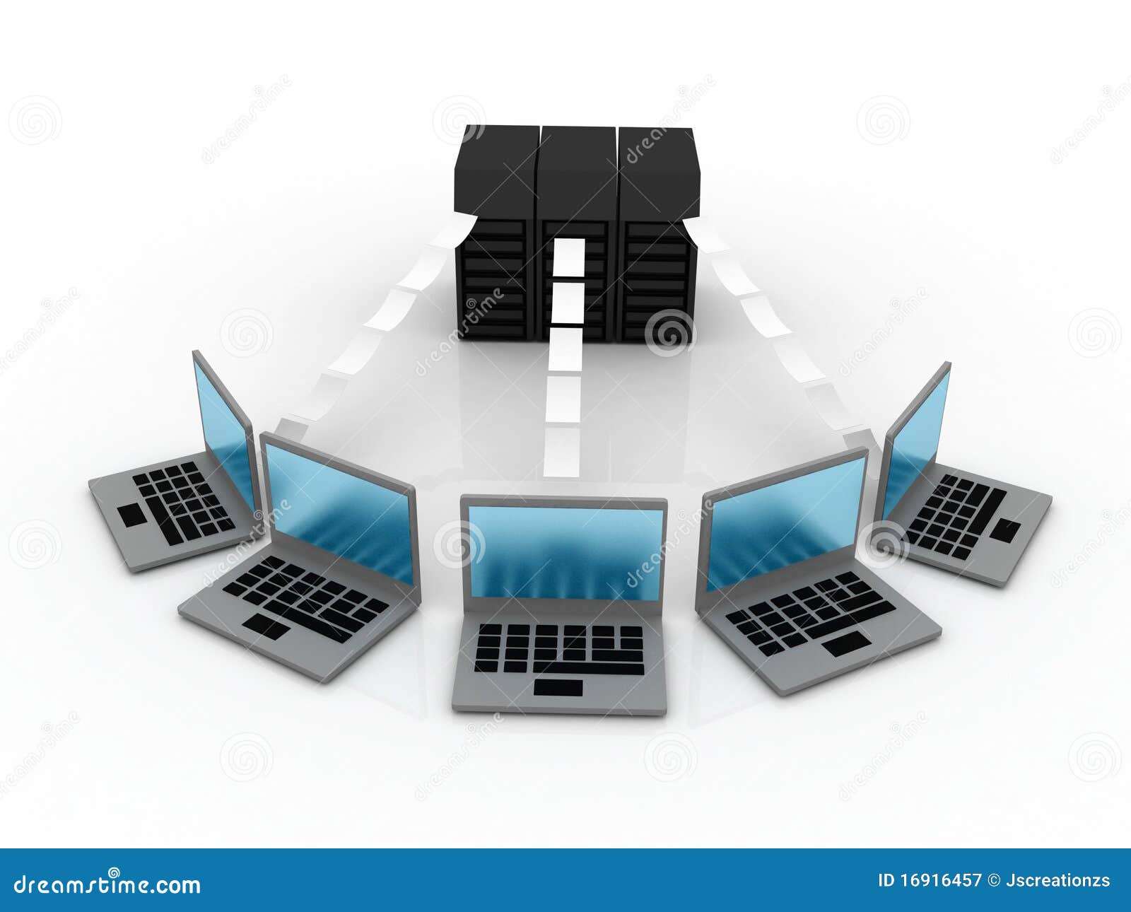 Computer Network stock illustration. Illustration of diagram - 16916457