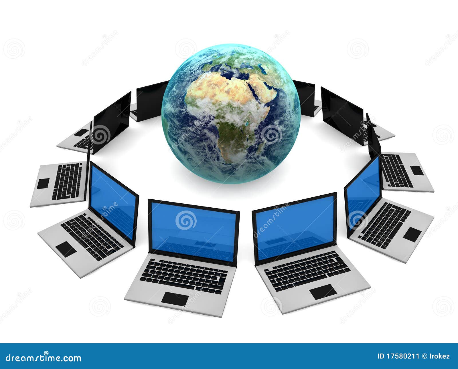 Computer Network stock illustration. Illustration of internet - 17580211
