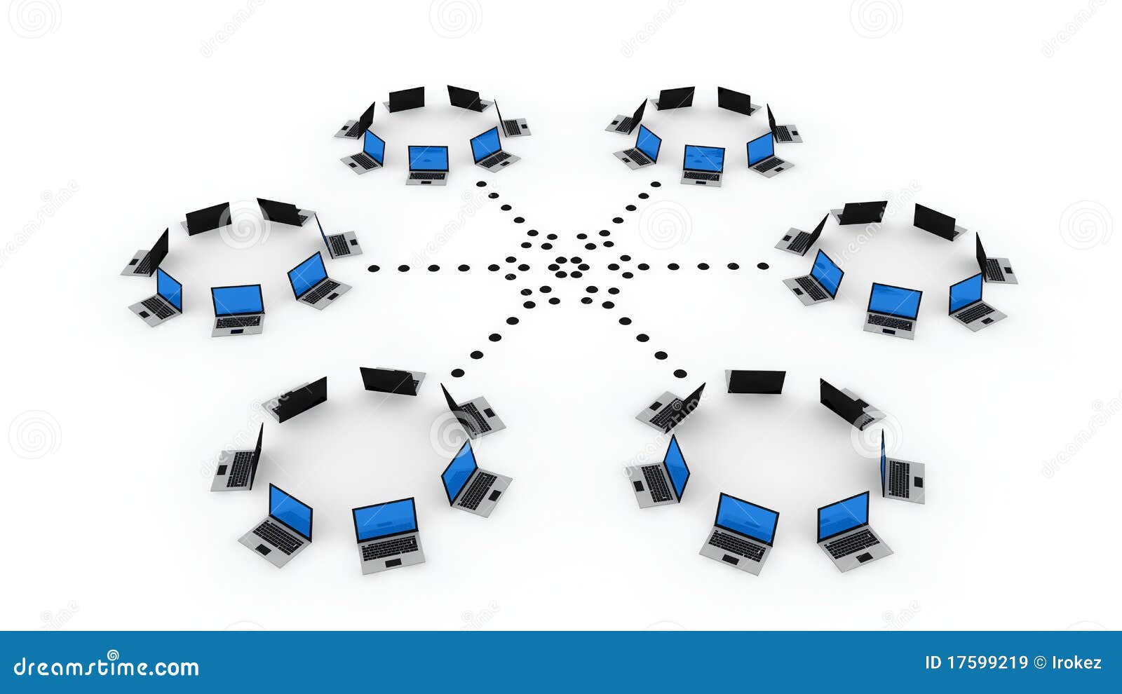 Computer Network stock illustration. Illustration of display - 17599219