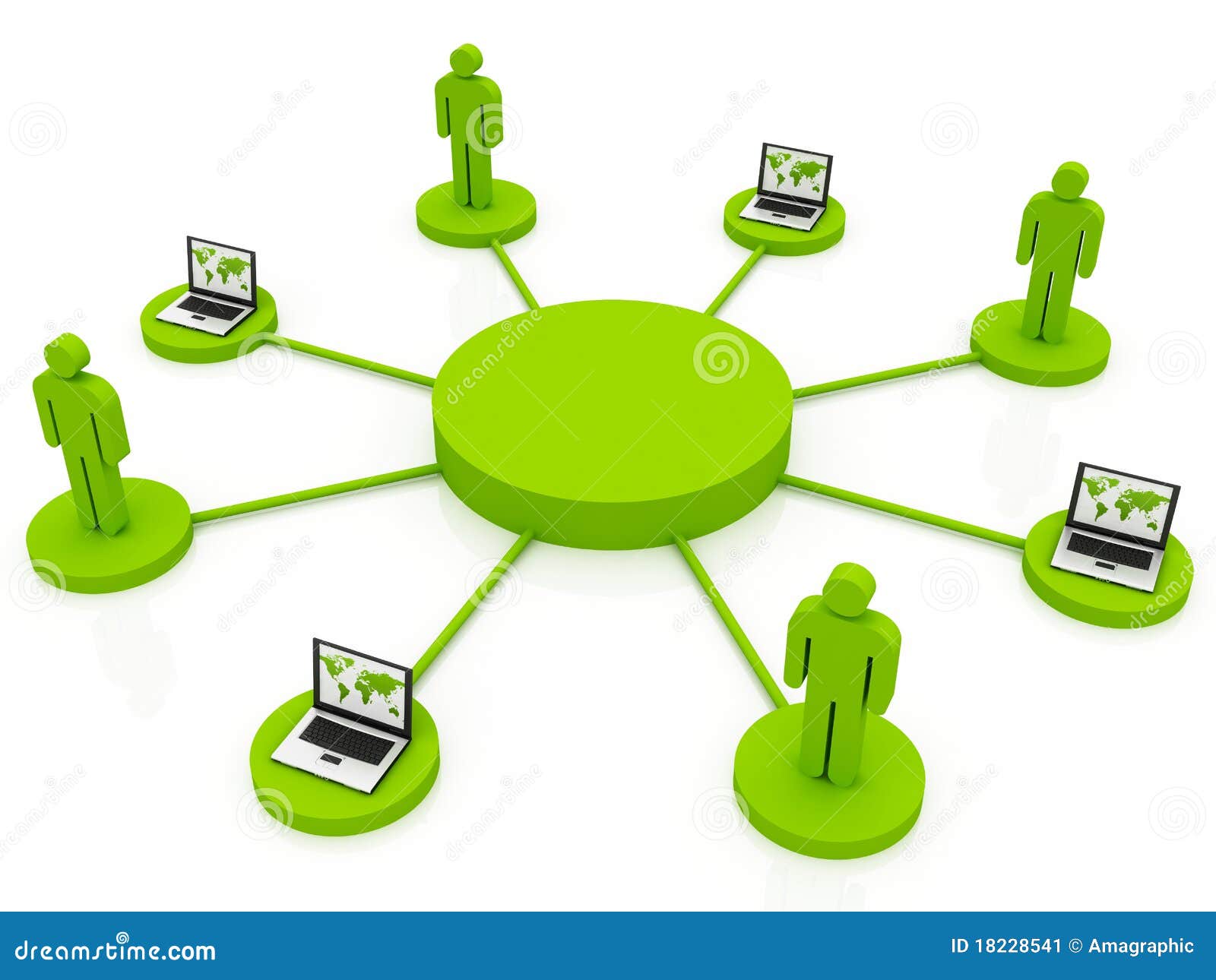 Computer network stock illustration. Illustration of community - 18228541