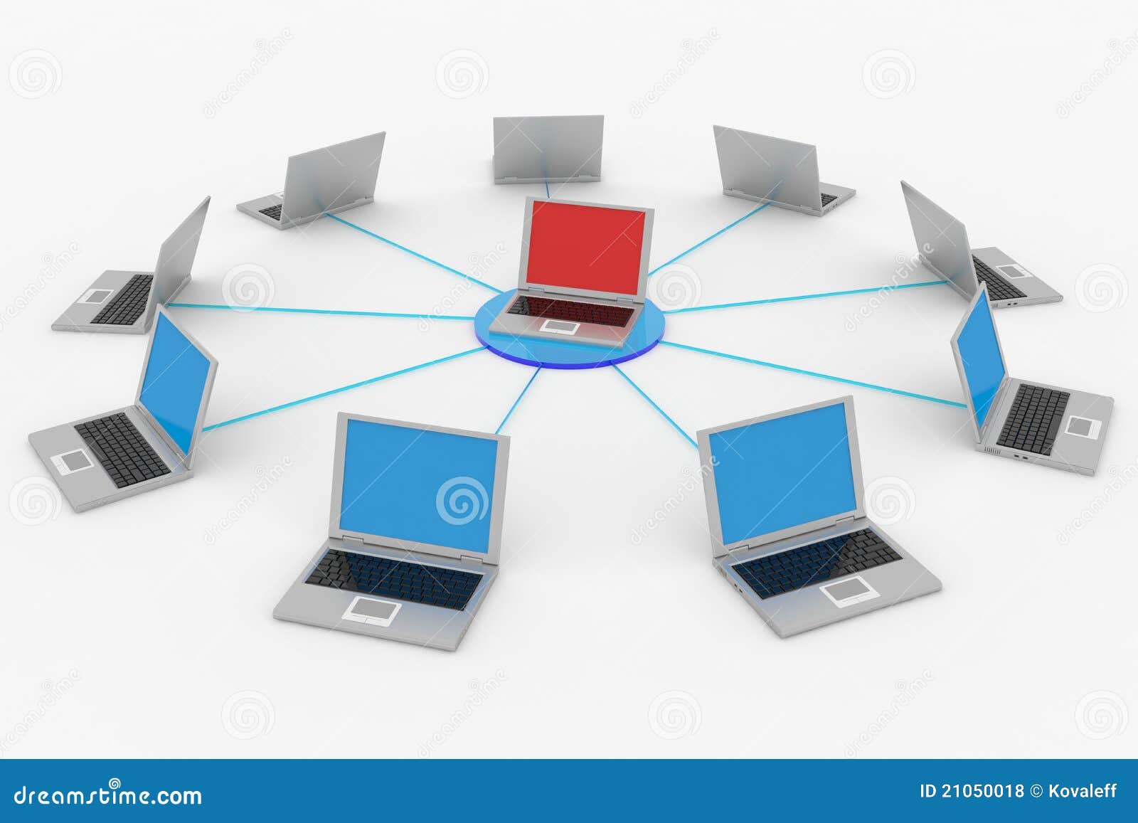 Computer network. stock illustration. Illustration of circle - 21050018