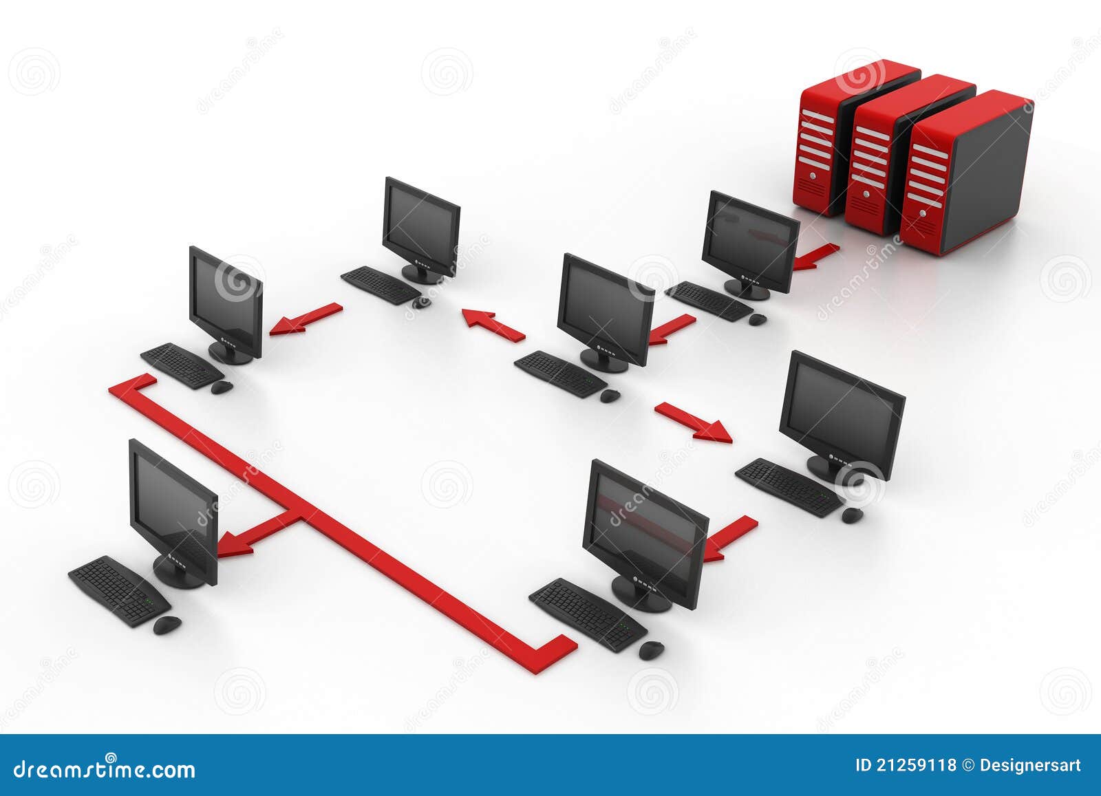 Computer network stock illustration. Illustration of globe - 21259118