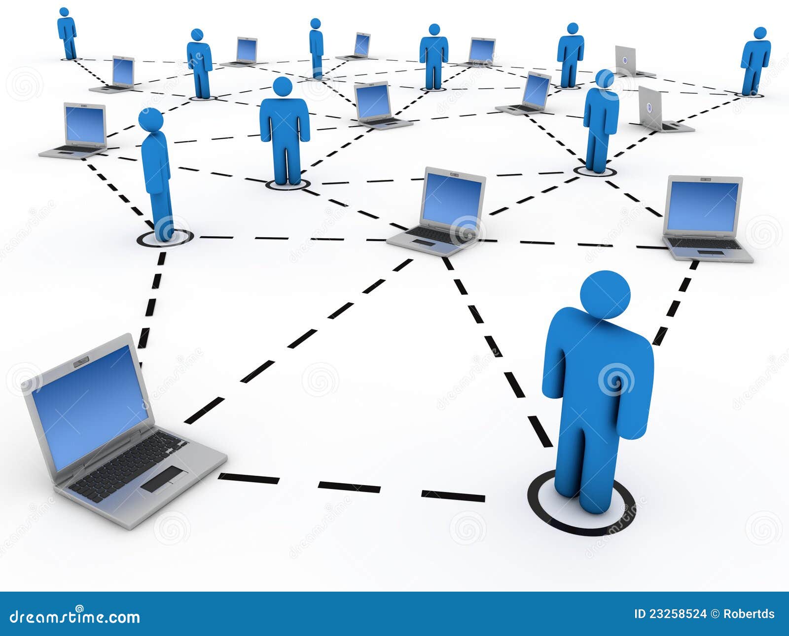 Computer network stock illustration. Illustration of diagram - 23258524
