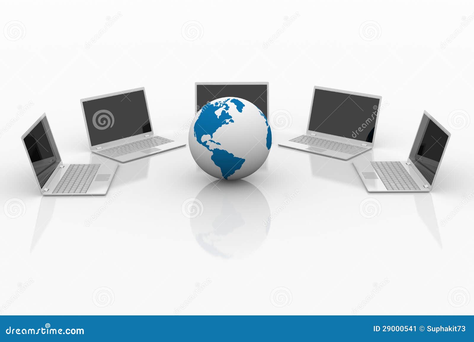 Computer Network. stock illustration. Illustration of keyboard - 29000541