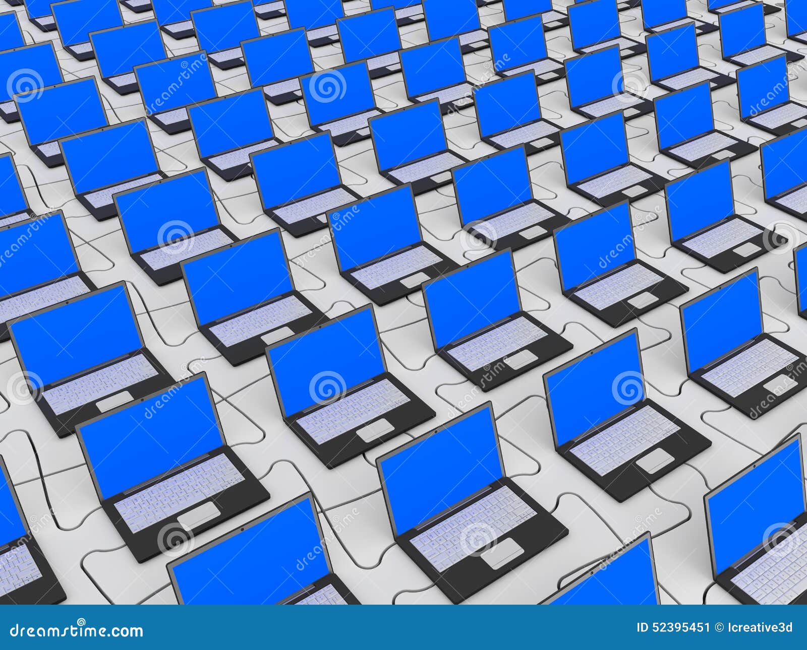 Computer network. stock illustration. Illustration of background - 52395451