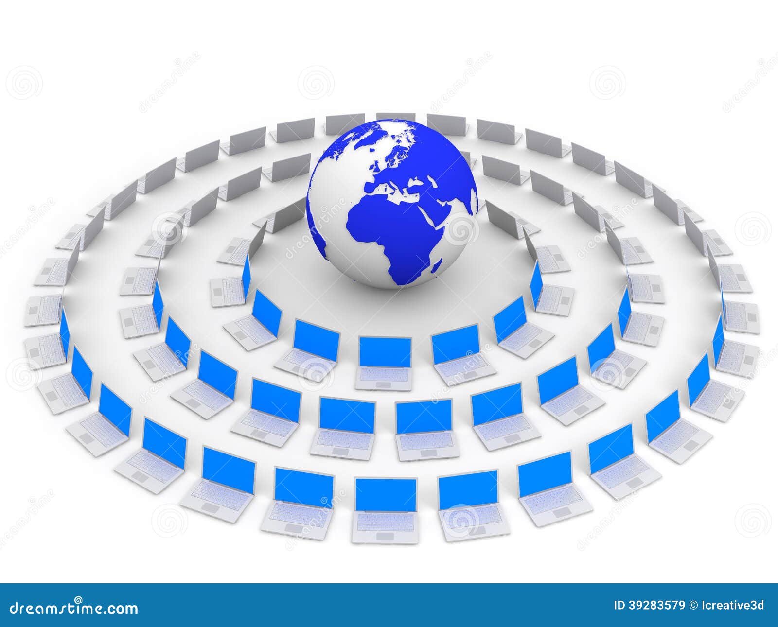 Computer network. stock illustration. Illustration of online - 39283579