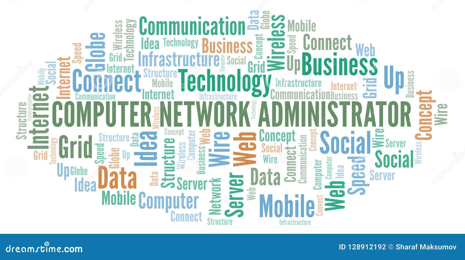 Computer Network Administrator Word Cloud. Stock Illustration ... Computer Network Administrator Word Cloud. Stock Illustration ...