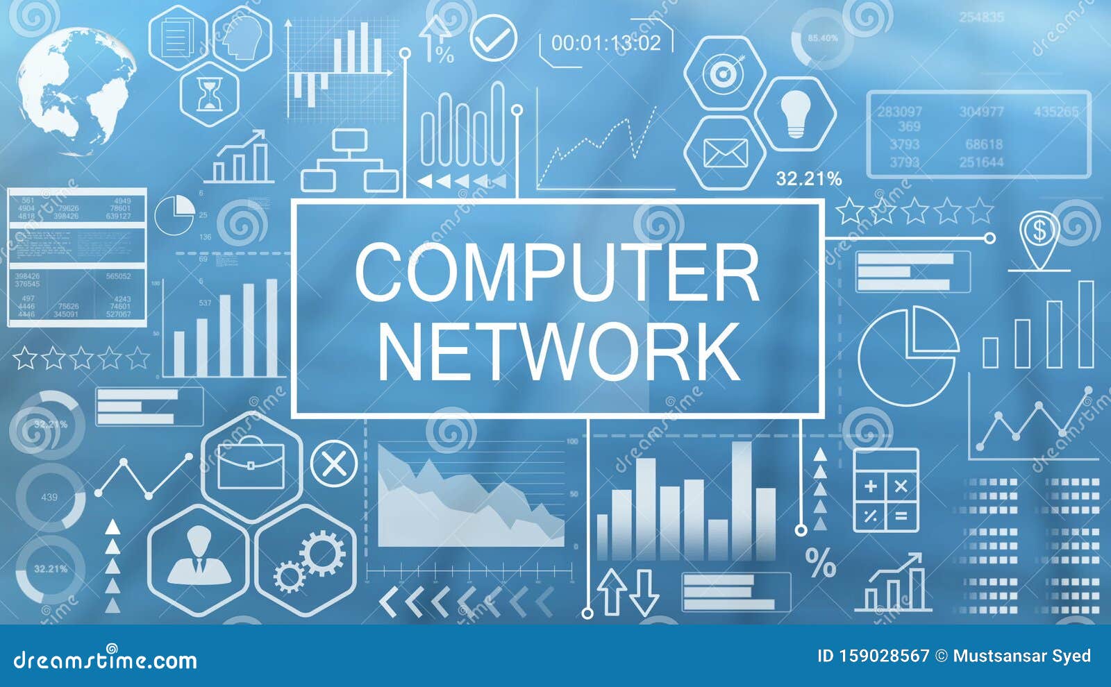 Computer Network, Animated Typography Stock Video - Video of future ...