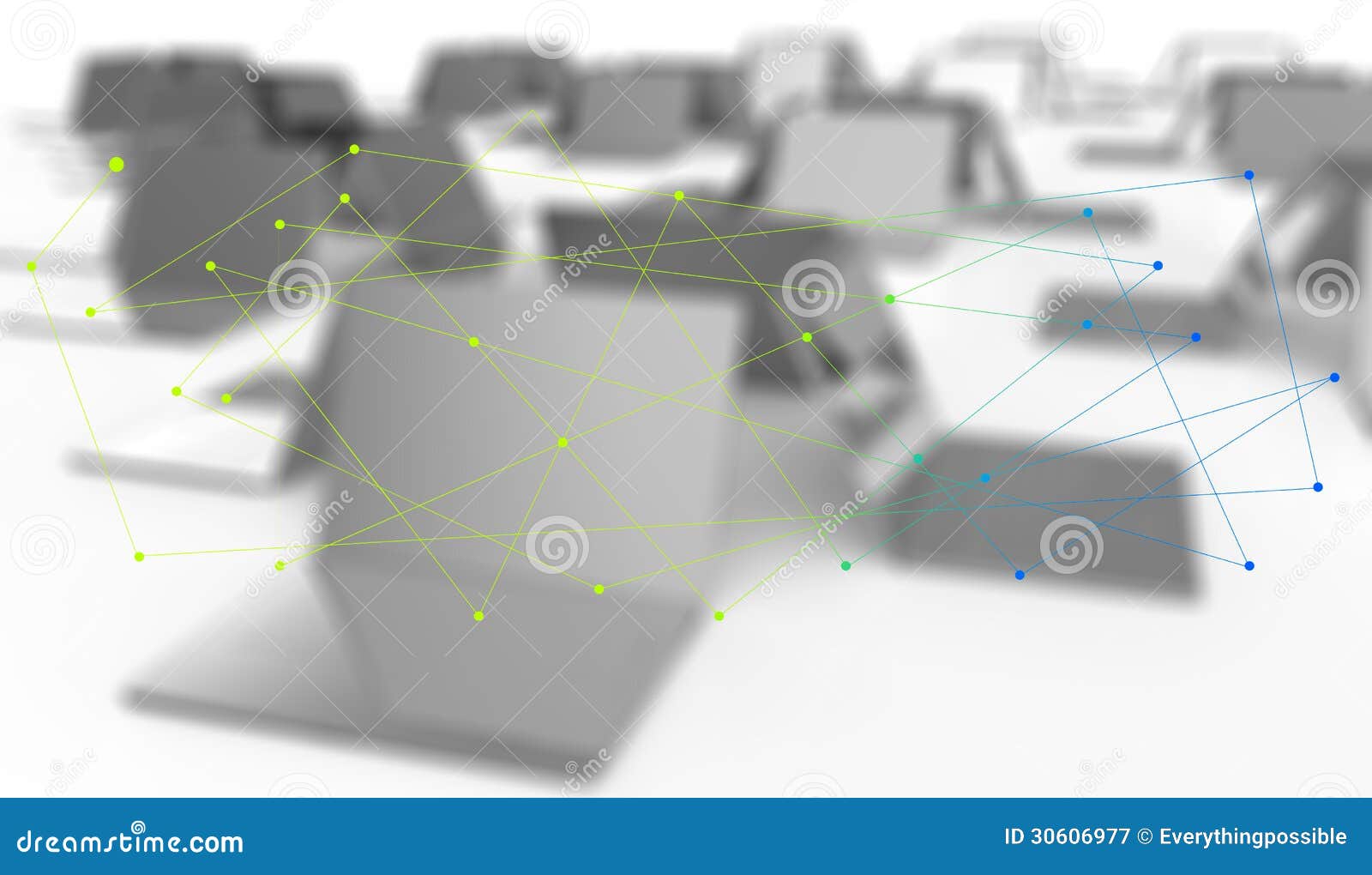 Computer network stock illustration. Illustration of group - 30606977