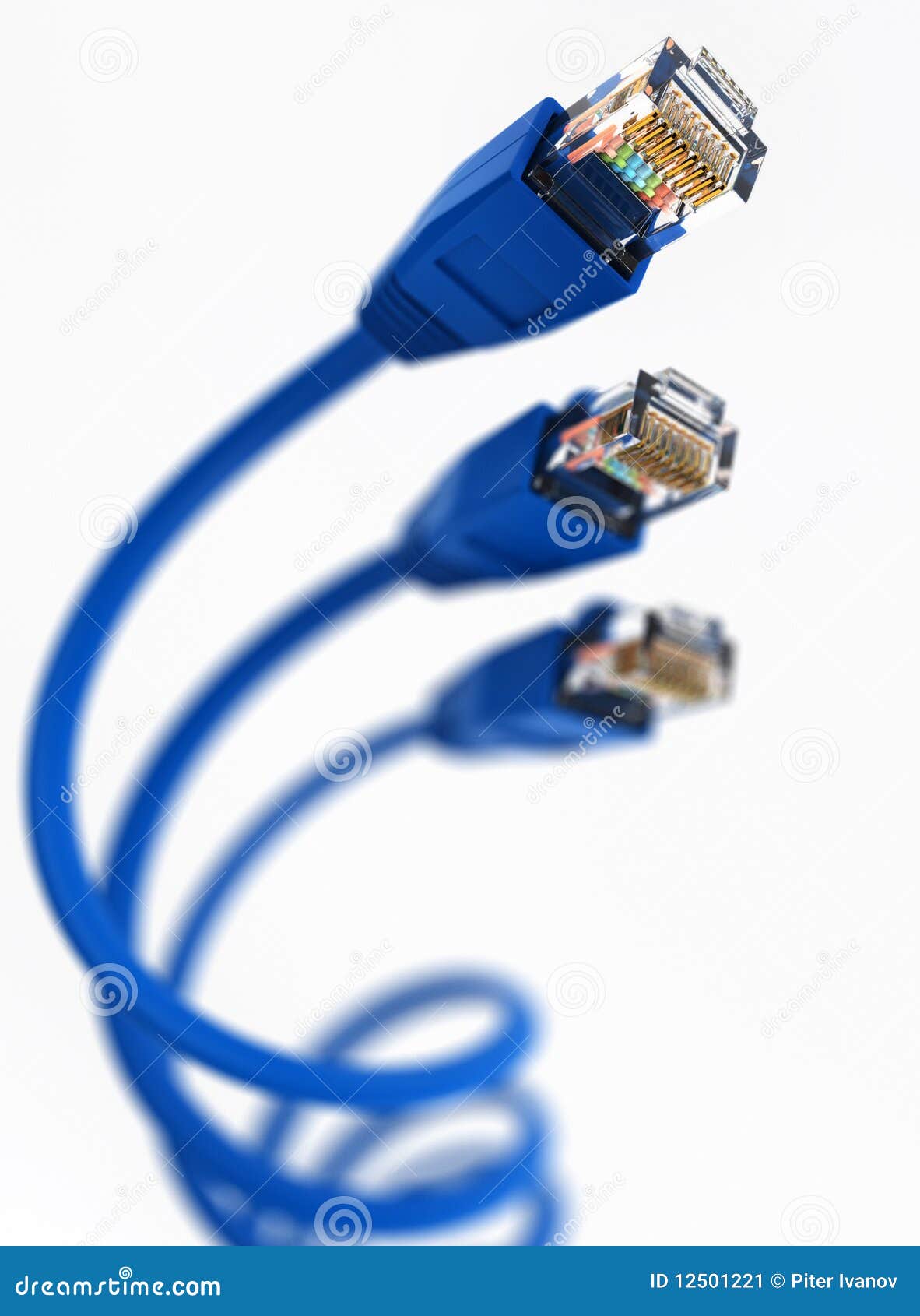 Computer Network Cable stock illustration. Illustration of network ...