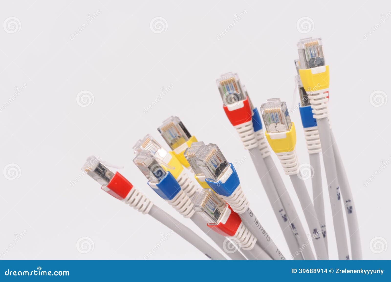 Computer network cables stock photo. Image of connect - 39688914