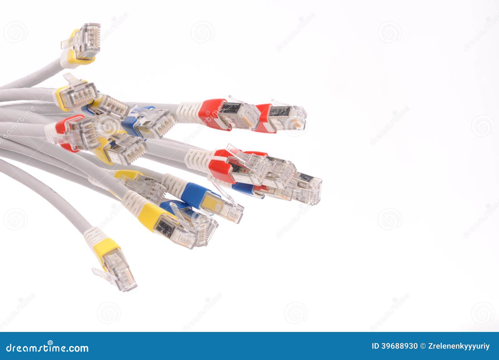 Computer network cables stock photo. Image of computer - 39688930