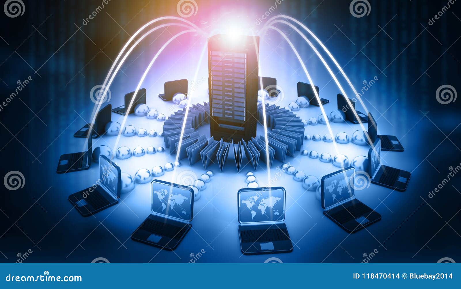Computer network stock photo. Image of data, communication - 118470414