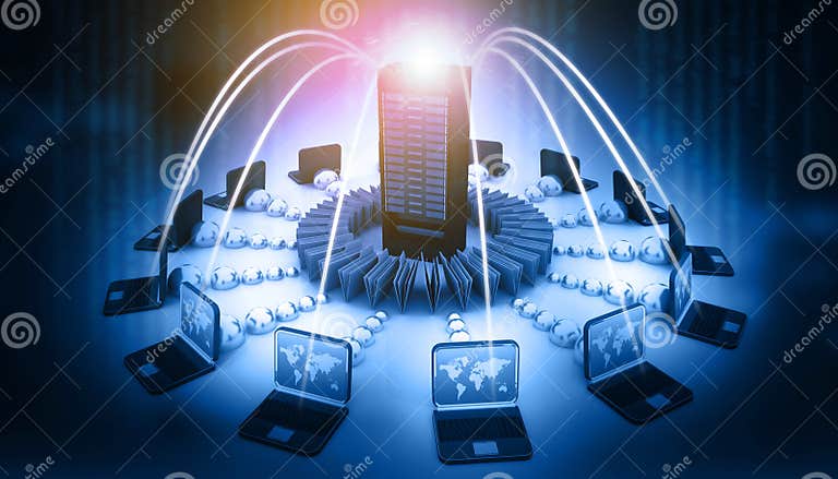 Computer network stock photo. Image of data, communication - 118470414