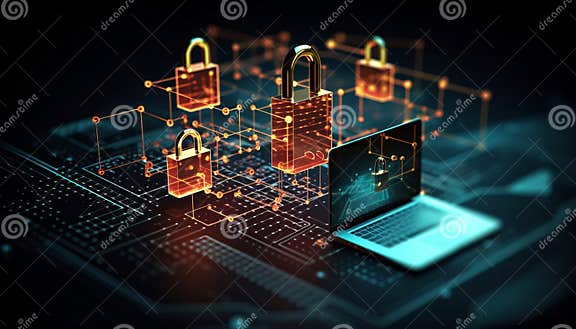 Computer Network Computer Security Stock Illustration - Illustration of font, computer: 320897539