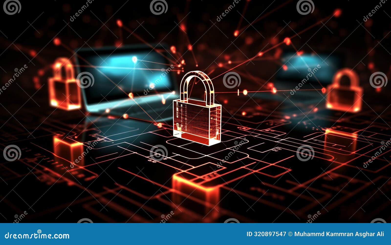 Computer Network Computer Security Stock Illustration - Illustration of lighting, performance ...