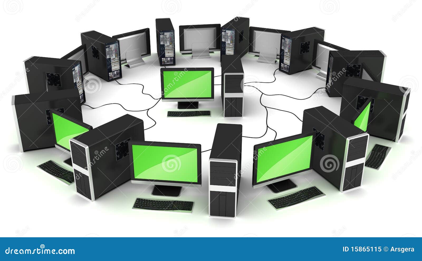 Computer Network Connection Concept Stock Illustration - Illustration ... Computer Network Connection Concept Stock Illustration - Illustration ...