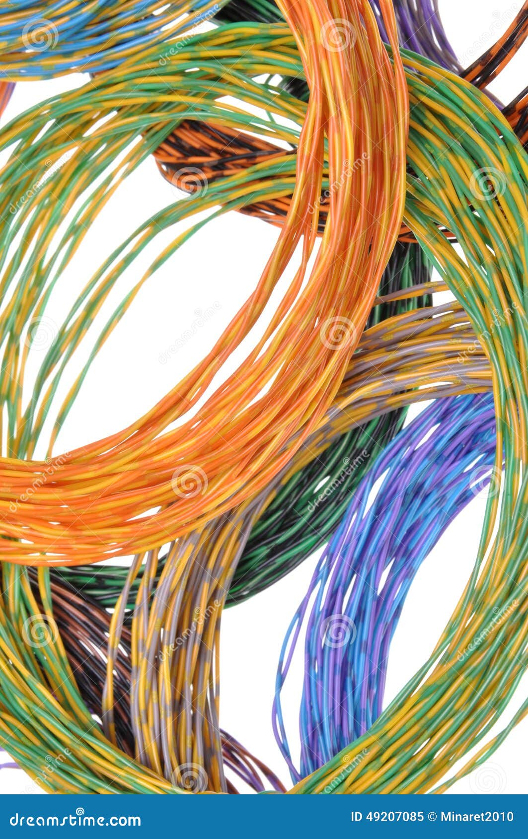 Computer Network Connections, Information Chaos Stock Image - Image of ...