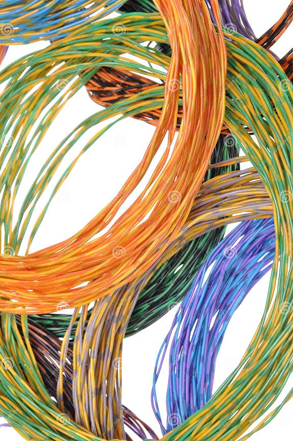 Computer Network Connections, Information Chaos Stock Image - Image of ...