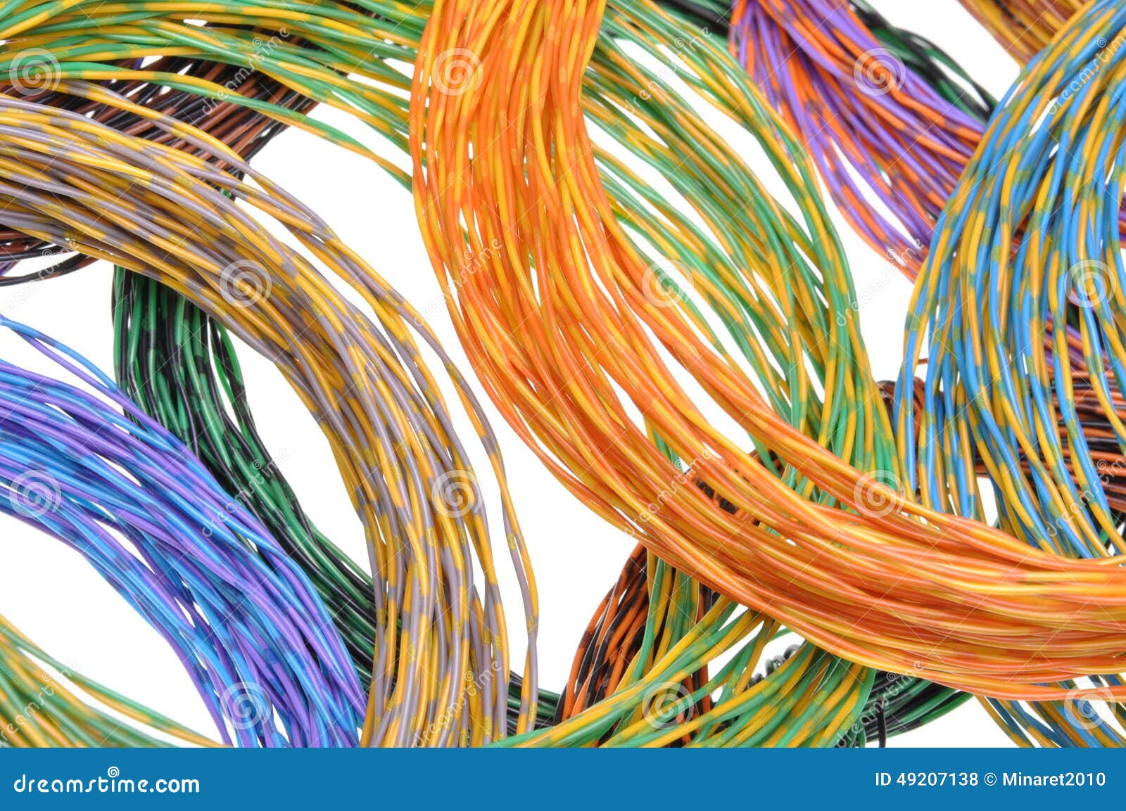 Computer Network Connections, Information Chaos Stock Photo - Image of ...