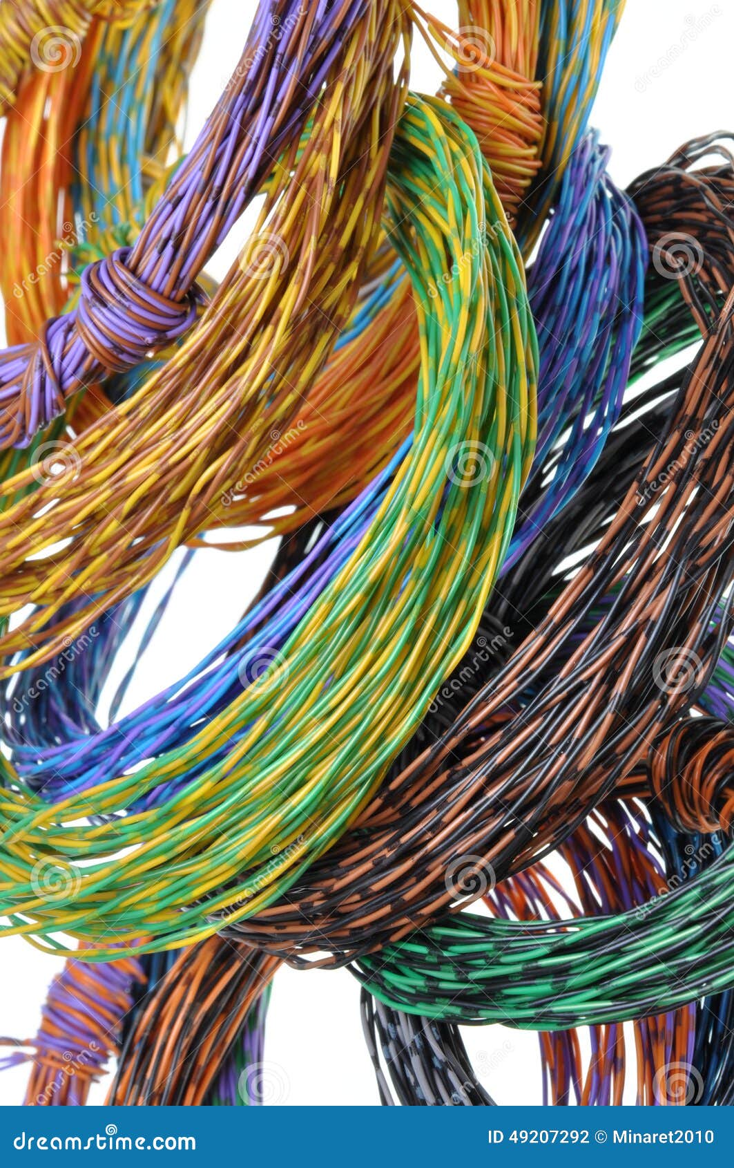 Computer Network Connections, Information Chaos Stock Photo - Image of ...